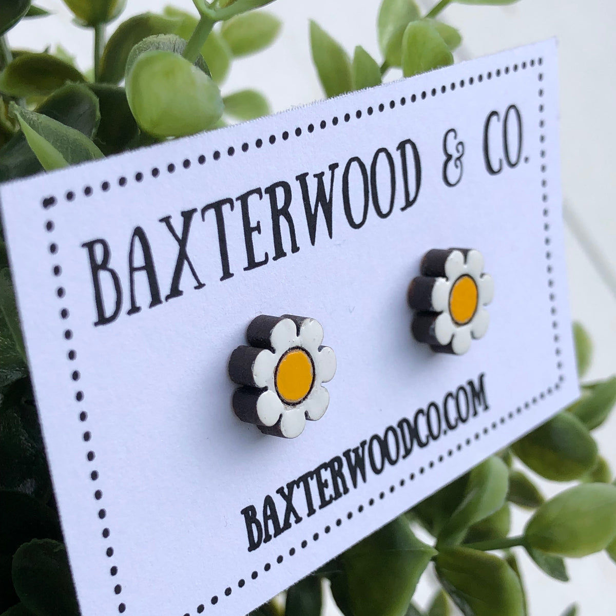 EMILIA - DAISY STUD EARRINGS – Baxterwood & Co